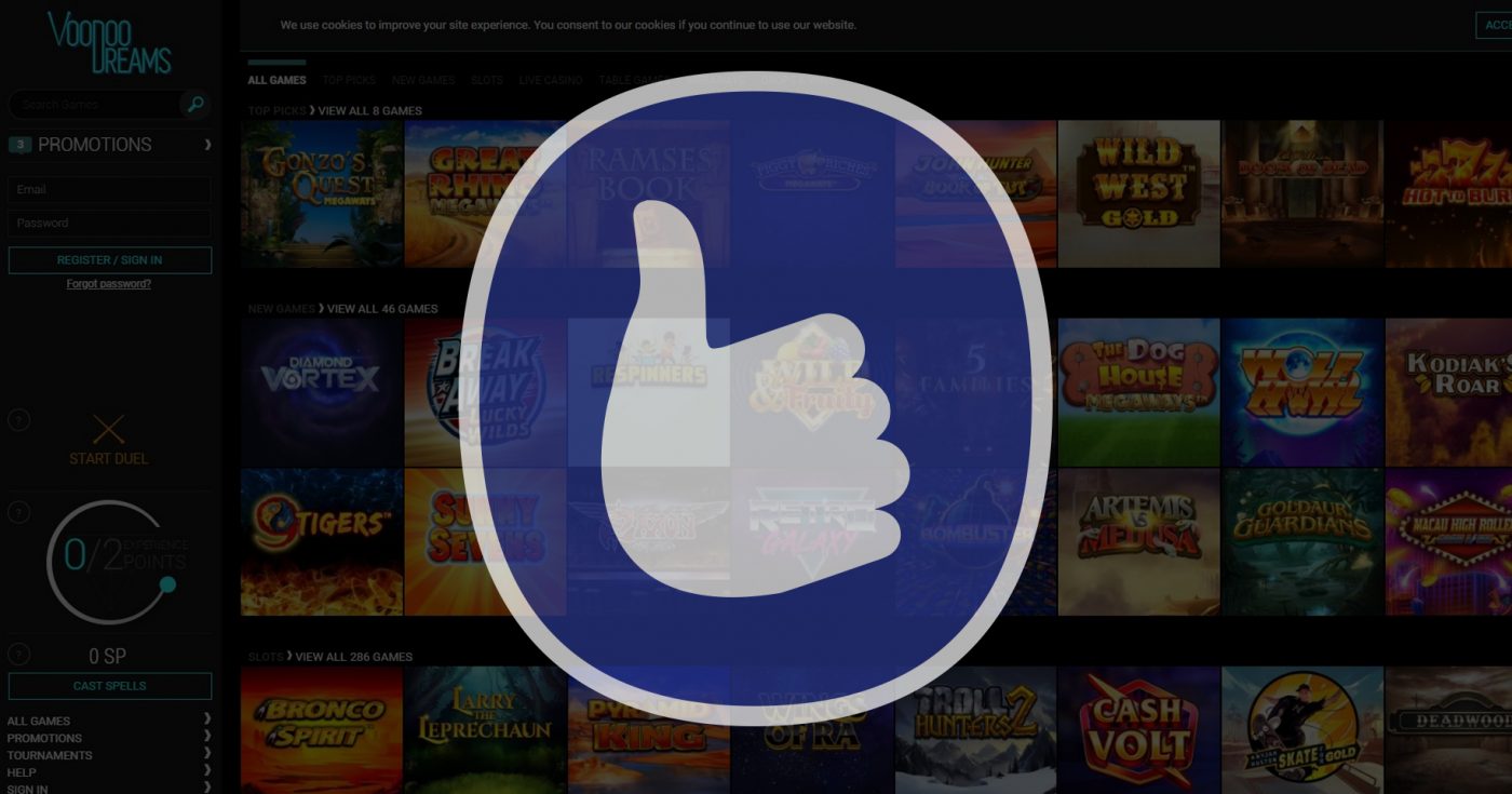 Lotto Lookout | VooDooDreams | Lottery Review Site | 3 Thumbs Up